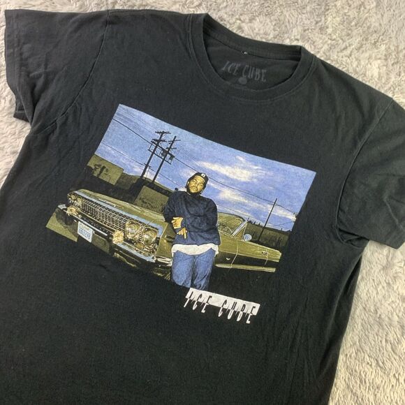 Ice Cube | Shirts | Ice Cube Shirt Mens Large Black Rap Hip Hop 9s 964 ...
